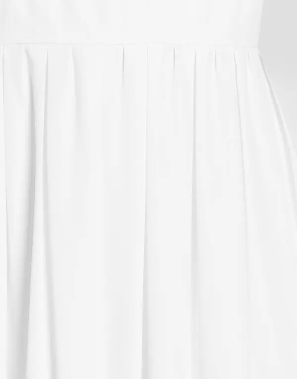 Dolce & Gabbana Short Poplin Dress With Stretch Insert
