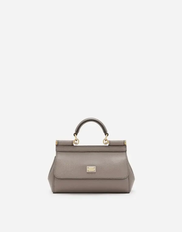 Dolce & Gabbana Mini Sicily Handbag - Beige