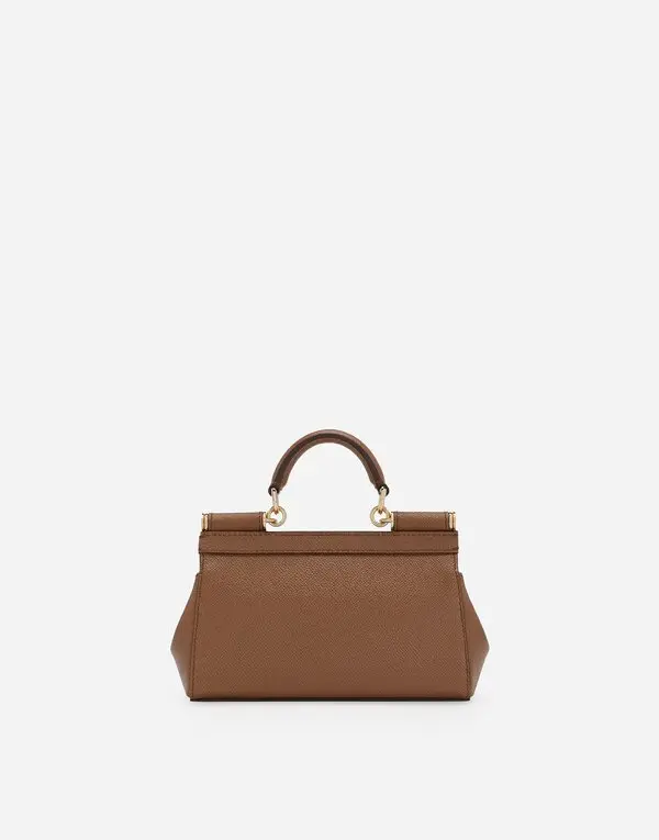 Dolce & Gabbana Mini Sicily Handbag - Brown