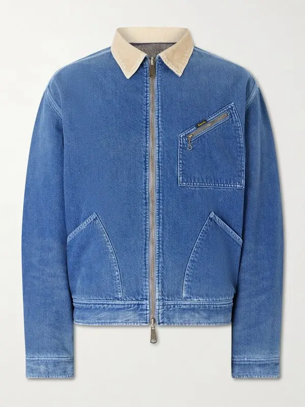 Kapital Virgin Mary Reversible Denim Jacket - Blue