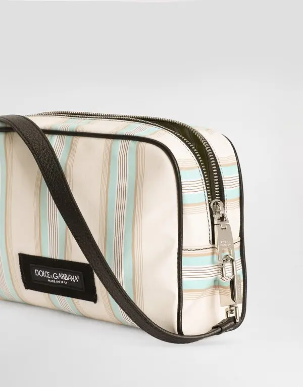 Dolce & Gabbana Striped Poplin Handbag - Multicolor