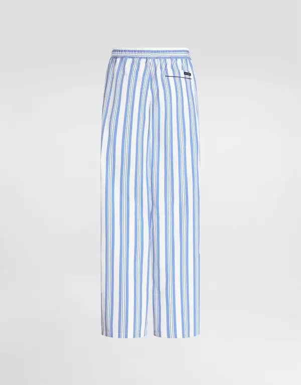 Dolce & Gabbana Striped Poplin Trousers