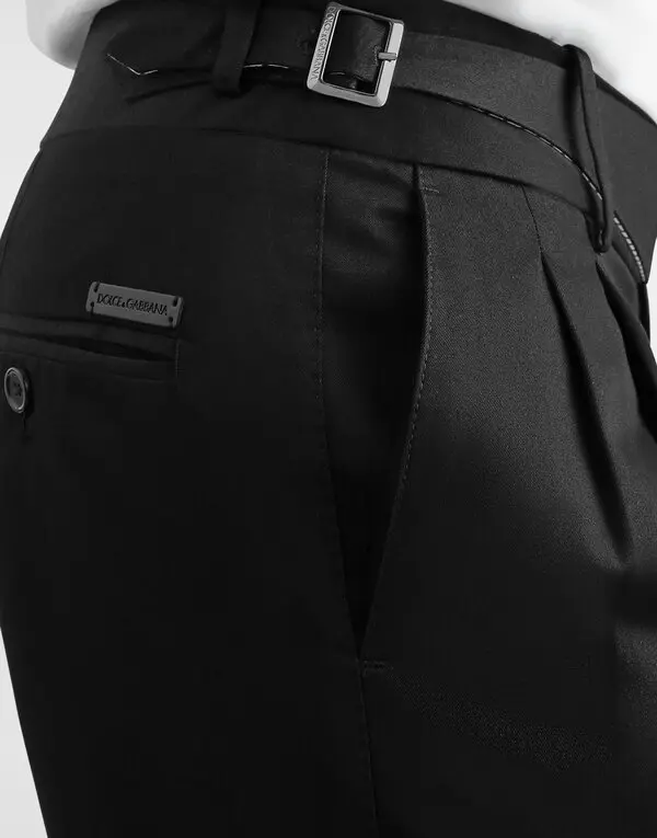 Dolce & Gabbana Cotton Gabardine Trousers