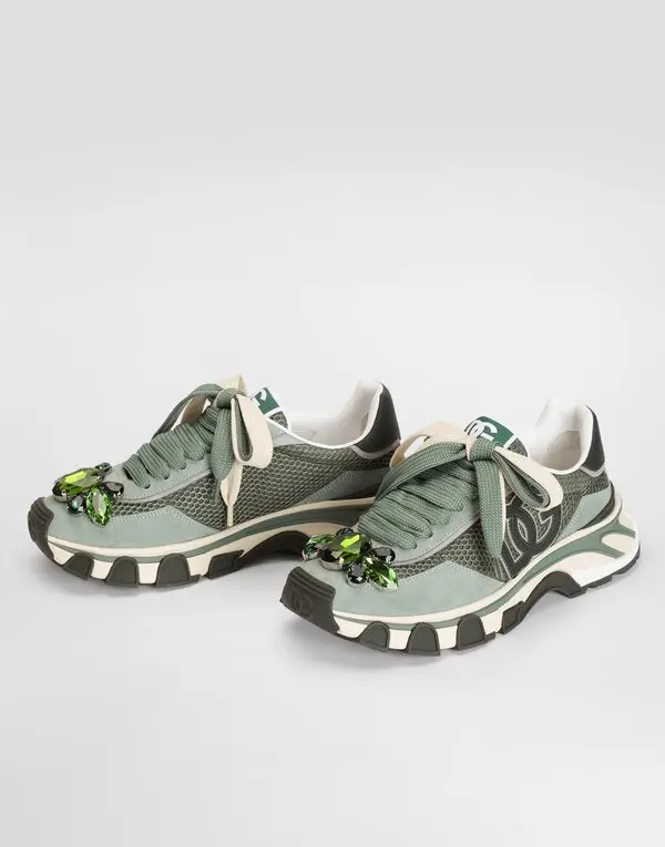 Dolce & Gabbana Dg Country Road Textile Sneakers - Multicolor
