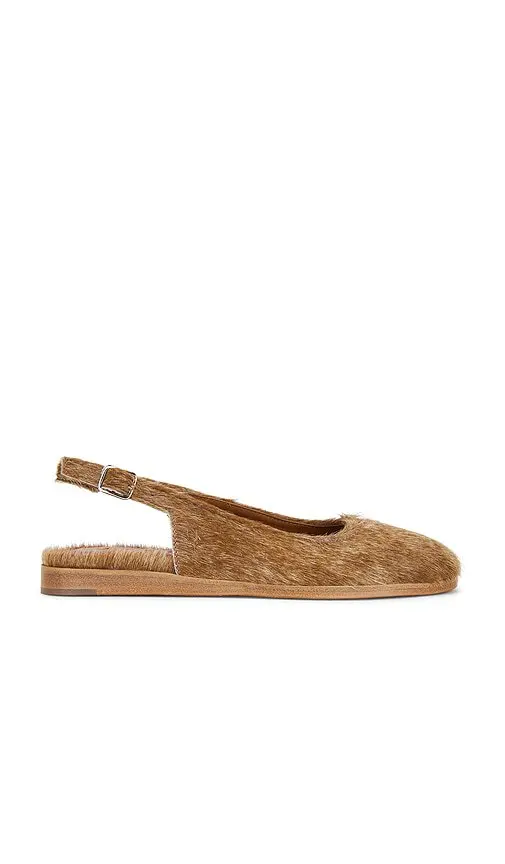 DICO COPENHAGEN Moa Slingback Flat - Beige Shades