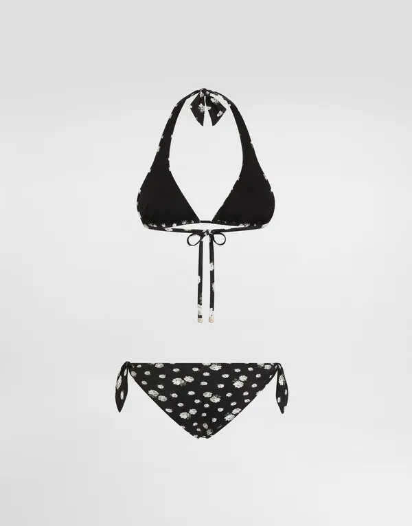 Dolce & Gabbana Rose-print Bikini - Multicolor
