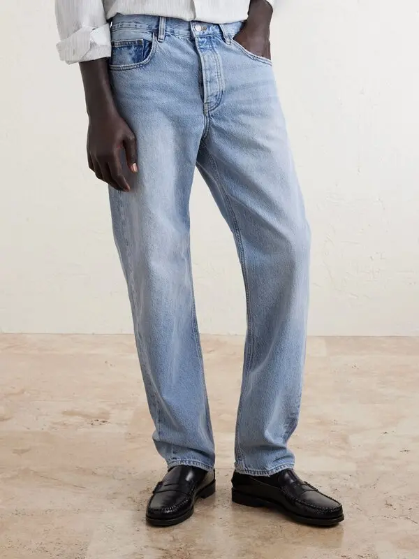 FRAME Straight-leg Jeans - Blue