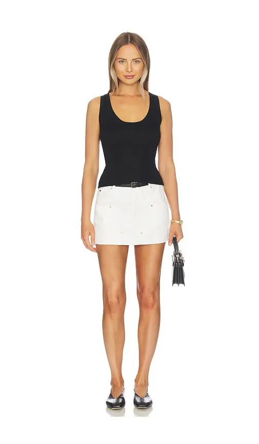 Renggli Ribbed Scoop Neck Tank