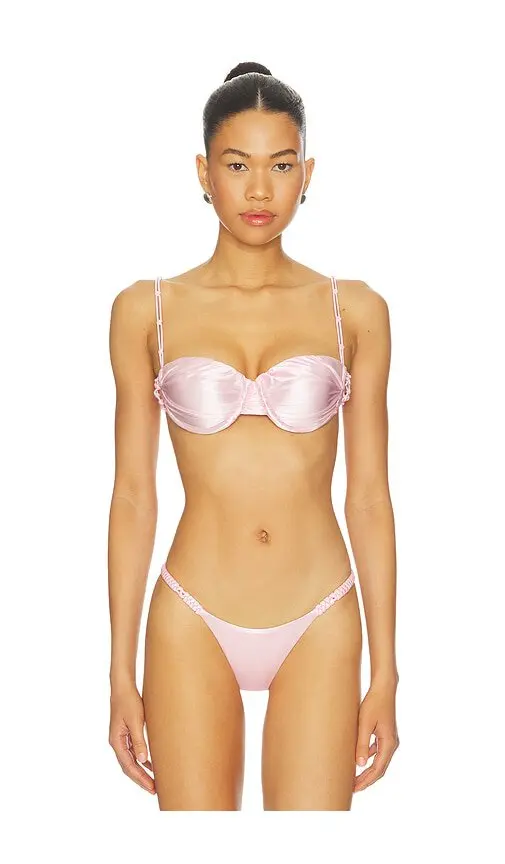 ISA BOULDER Ride Bikini Top - Pink