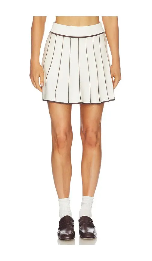 MALBON Aurora Mini Skirt - Cream