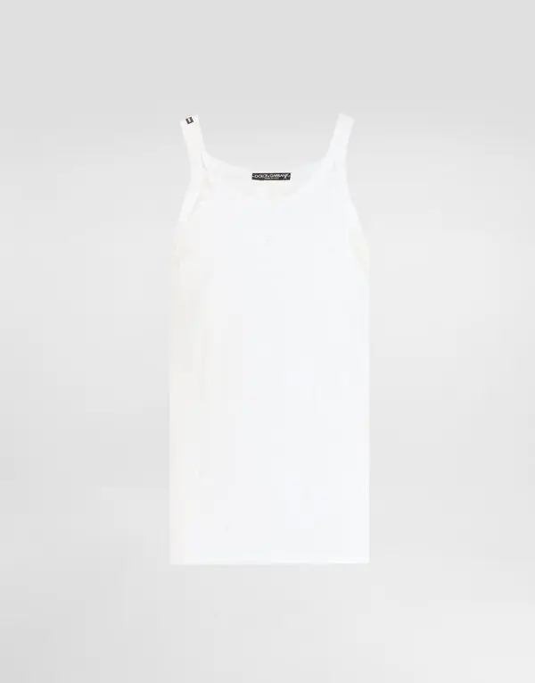 Dolce & Gabbana Distressed Jersey Tank Top