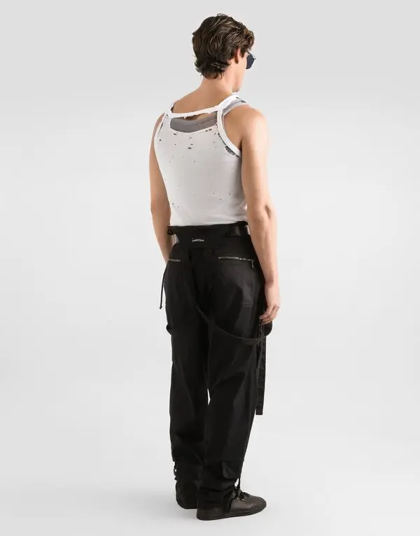 Dolce & Gabbana Distressed Jersey Tank Top