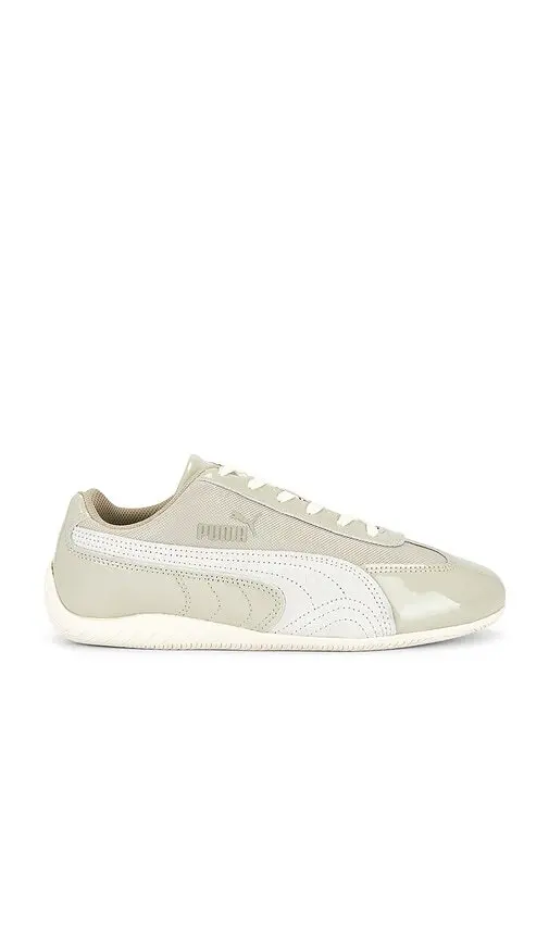 PUMA Speedcat Patent Sneakers - Pebble Grey & Feather Grey