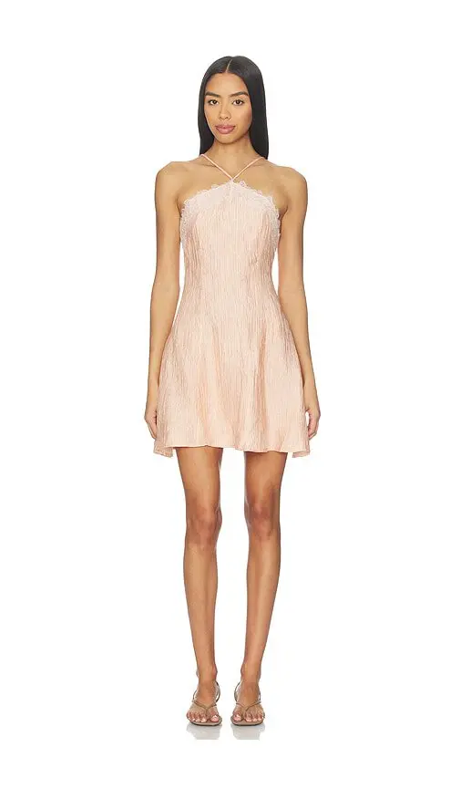 SABINA MUSAYEV Melia Mini Dress - Peach
