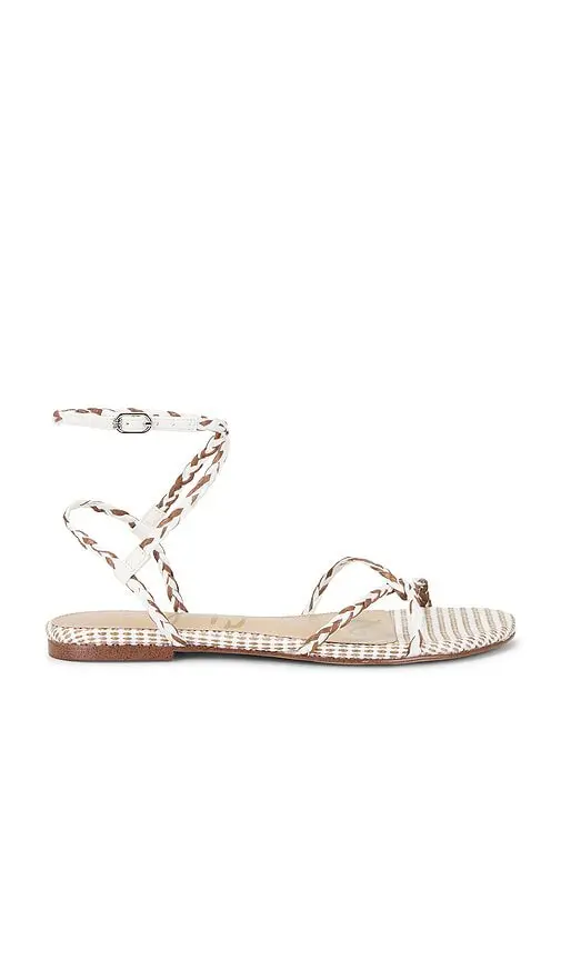 Sam Edelman Ellina Braid Sandal - Ivory & Taupe Multi