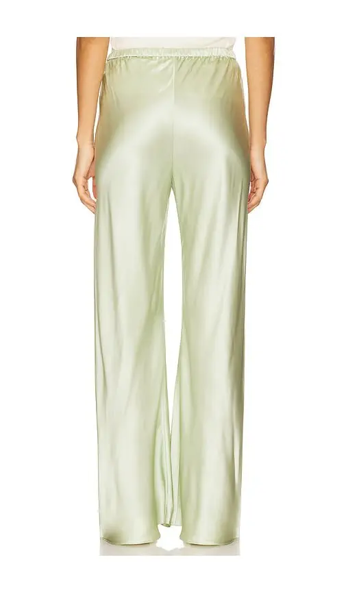 Comme Si Bias Cut Silk Pants - Mint