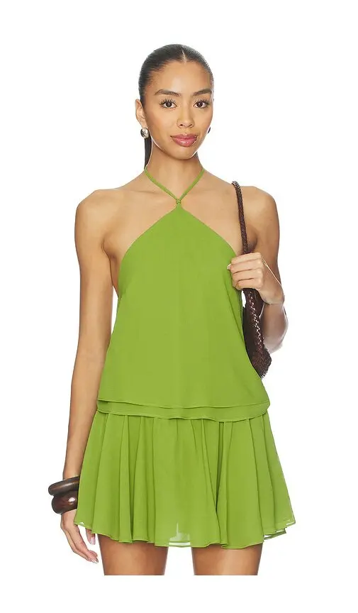 NIA Selva Top In Green - Matcha