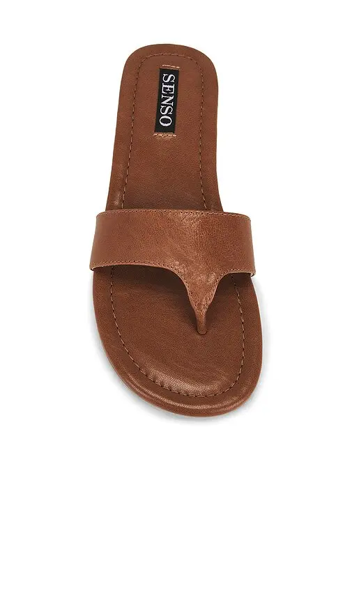 Senso Nelly Leather Thong Sandals - Nutmeg
