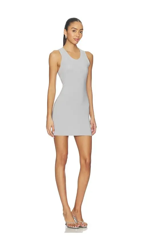 Norma Kamali X Lifestyle Racer Tee Mini Dress