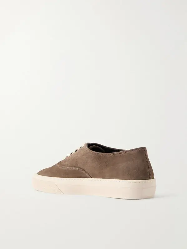 MORJAS Deck Suede Sneakers - Brown