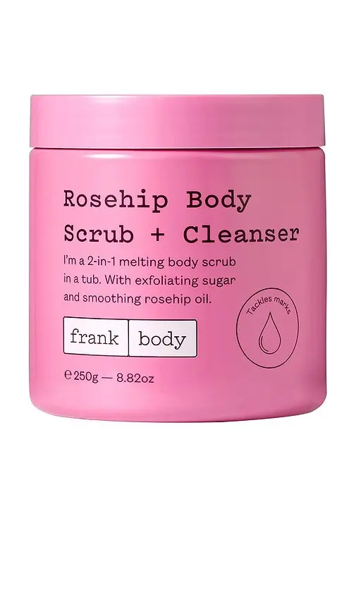 FRANK BODY Rosehip Body Scrub + Cleanser 250g - N,a