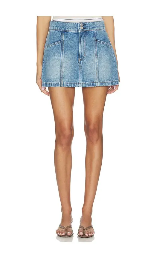 Rolla's 90s Relaxed Mini Denim Skirt - Lennon Vintage