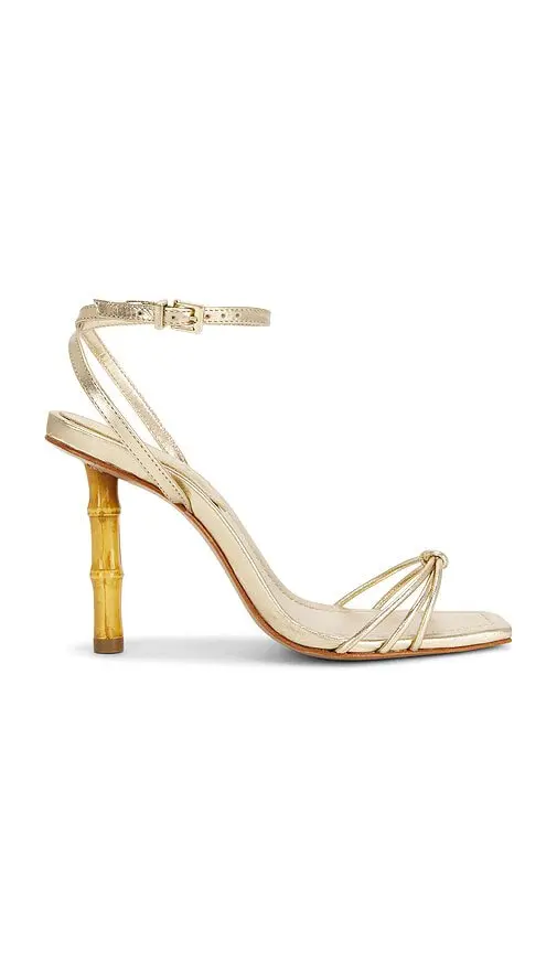 Schutz Haven Bamboo Sandal - Platinum