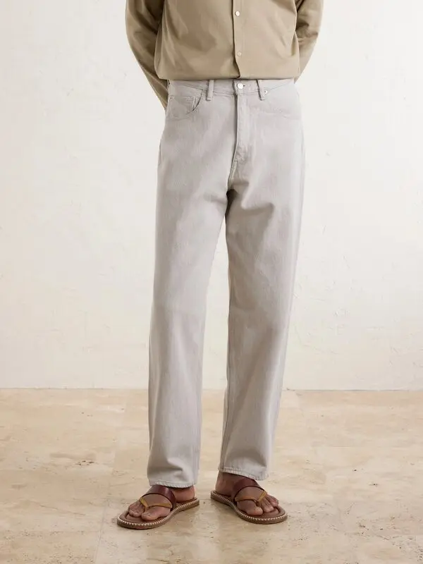 Auralee Wide-leg Twist Jeans