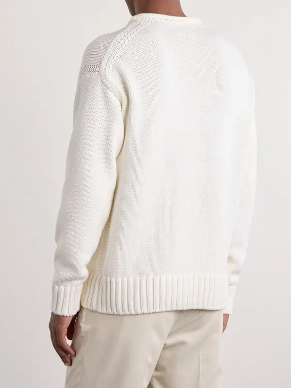 Ralph Lauren Purple Label Knitted Cotton Sweater