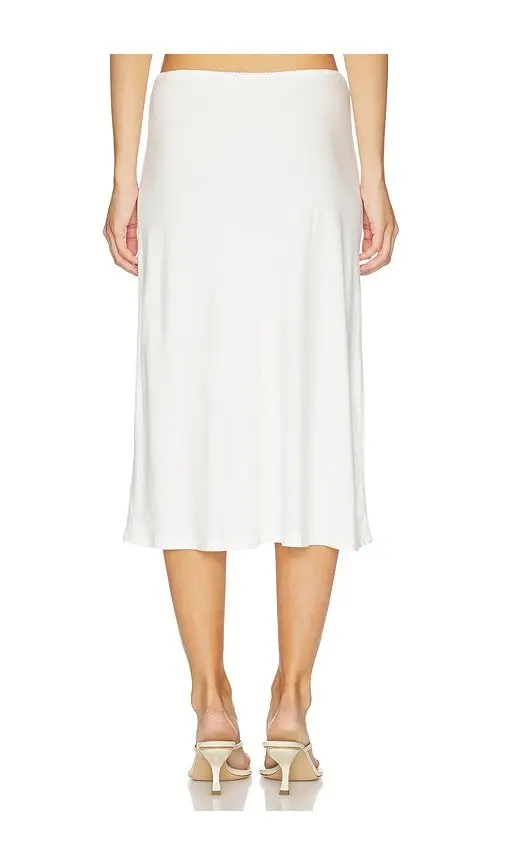 RAT BOI White Tencel Blend Slip Skirt