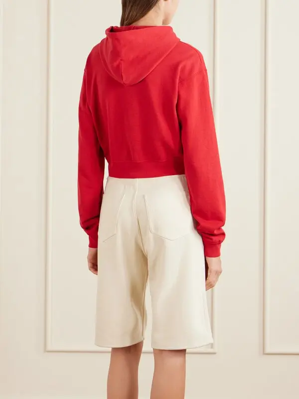 Auralee Cotton, Wool, And Silk-blend Hooded Sweater