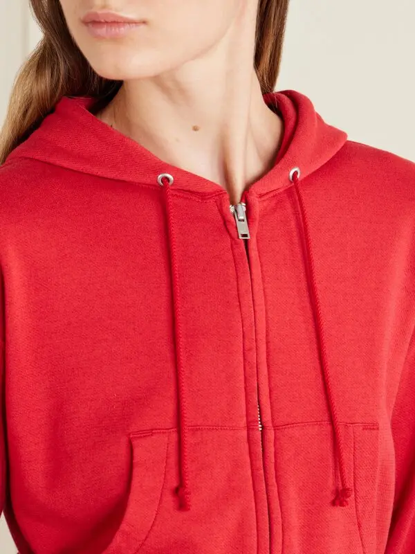Auralee Cotton, Wool, And Silk-blend Hooded Sweater