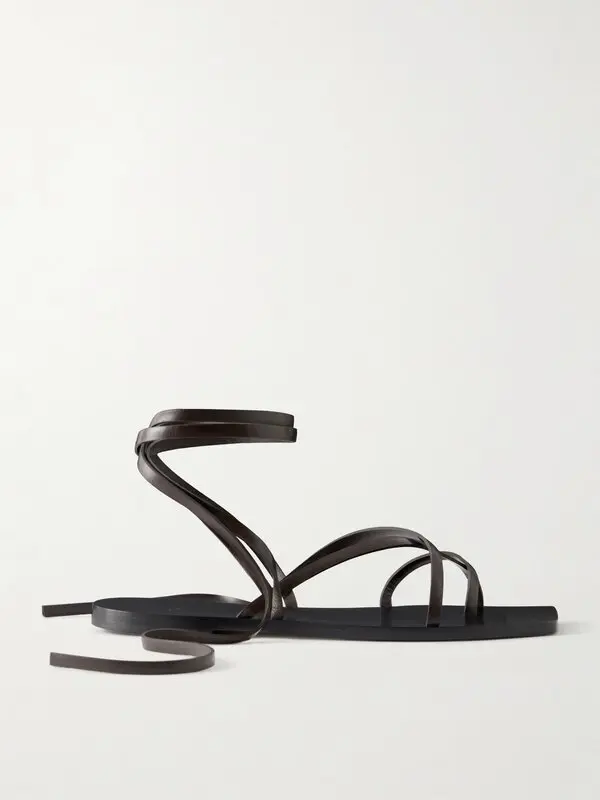 AeydĒ Norah Leather Sandals - Brown
