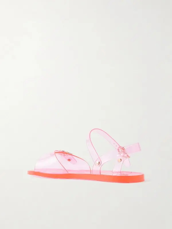 ANCIENT GREEK SANDALS Irini Recycled-pvc Slingback Sandals - Pink