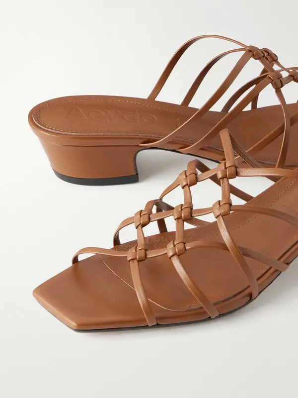 AeydĒ Tahla Woven Leather Sandals
