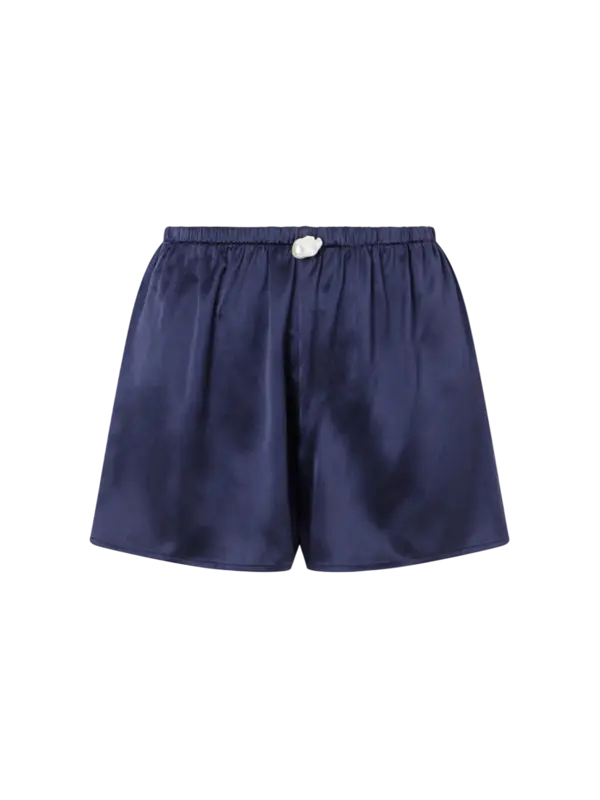 SARA CRISTINA Playa Silk Shorts - Blue
