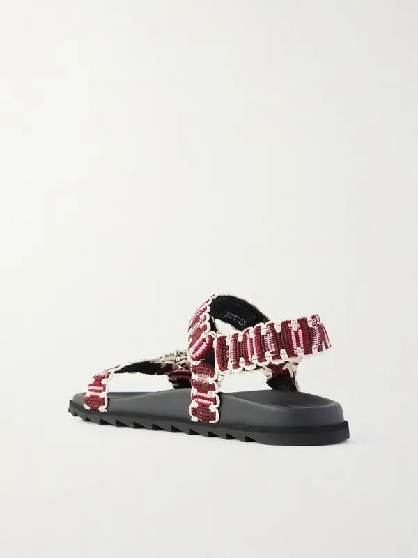 ROGER VIVIER Embellished Flat Sandals - Multi