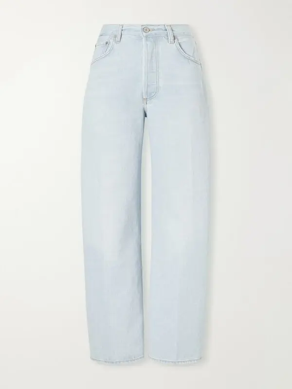 Citizens Of Humanity Ayla Baggy Mid-rise Wide-leg Jeans - Blue