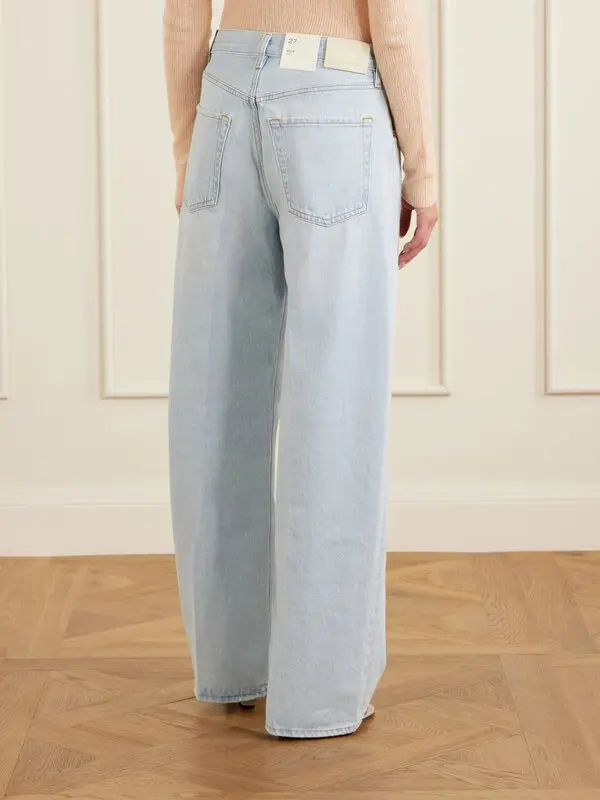 Citizens Of Humanity Ayla Baggy Mid-rise Wide-leg Jeans - Blue