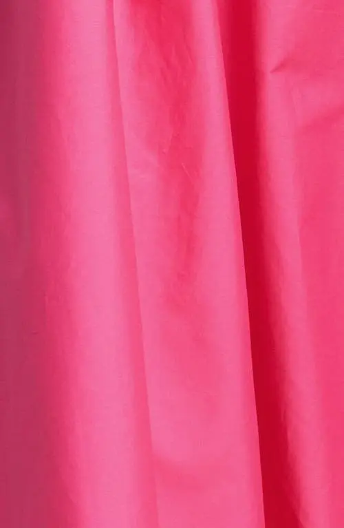 FLYING TOMATO Fit & Flare Cotton Midi Sundress - Fuchsia