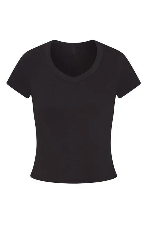 SKIMS V-neck Baby Tee
