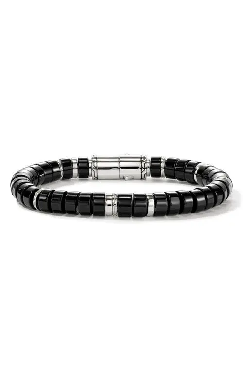 John Hardy Heishi Beaded Bracelet - Silver