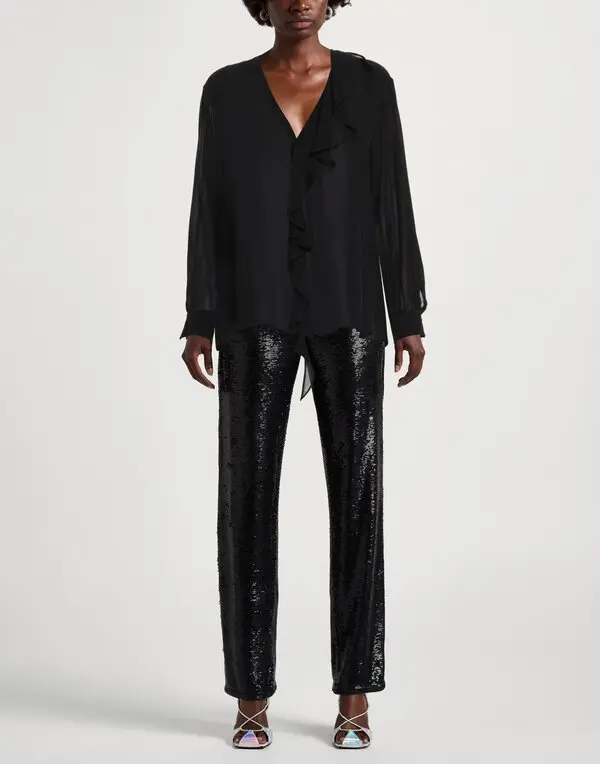 Pinko Viscose Georgette Blouse