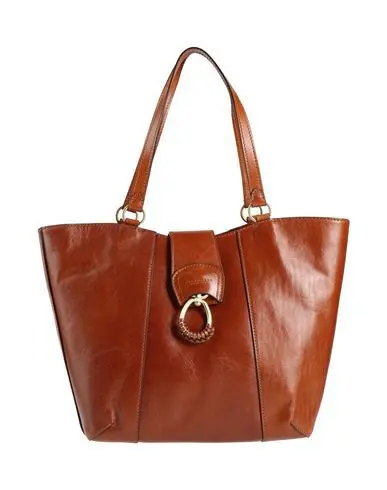 THE BRIDGE Shoulder Bag Leather - Brown