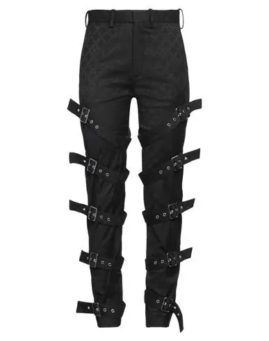 CHARLES JEFFREY Tapered Trousers With Strap Detail - Black