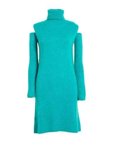 Liu Jo Knitted Mini Dress With Detachable Sleeves - Emerald Green