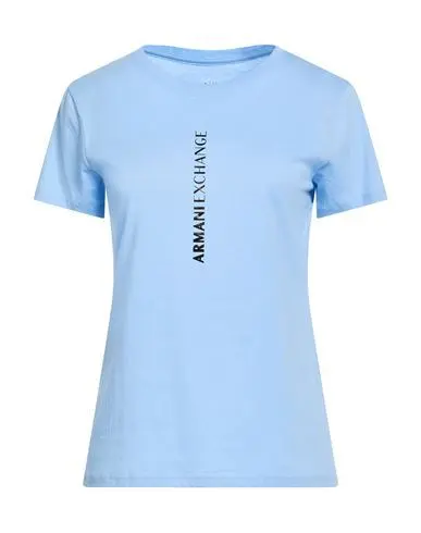 Armani Exchange Logo-print T-shirt - Azure
