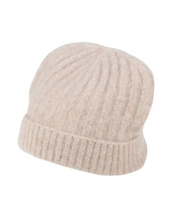 High Light Nylon, Wool, Alpaca Wool, Elastane Beanie - Grey