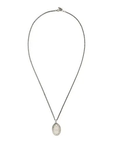 Alexander McQueen Metal Necklace - Silver