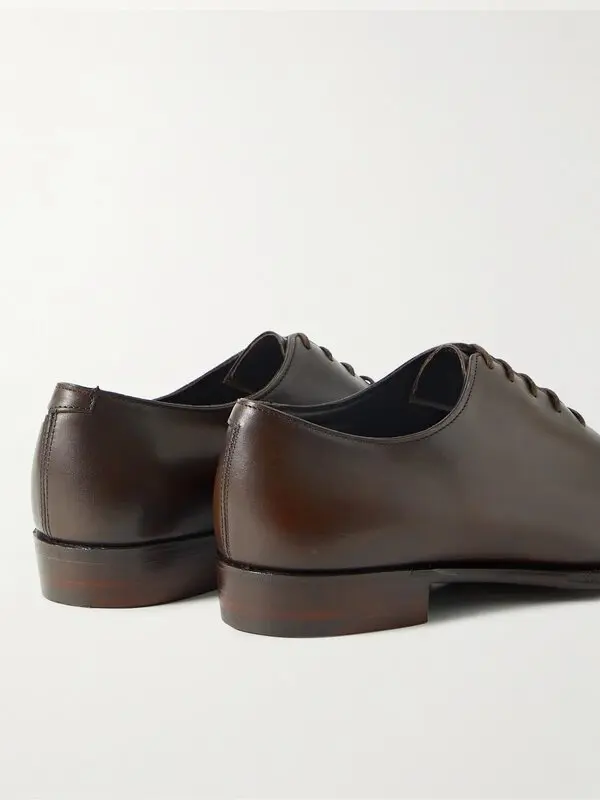 George Cleverley Merlin Whole-cut Leather Oxford Shoes